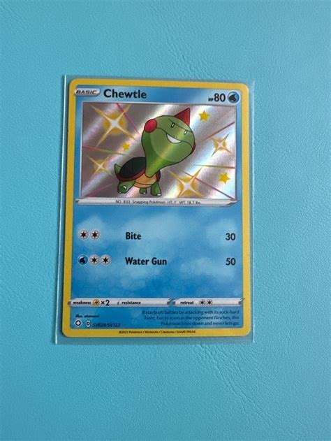 Pokemon Shiny Chewtle Shining Fates Boosterfrisch Gebraucht In Lommiswil Für Chf 5 Mit