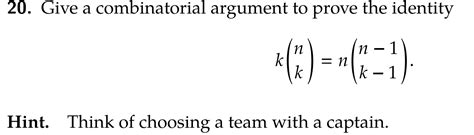 Solved The Only Method You Can Use Is Combinatorial Proof