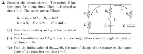 RLC Circuit DC Homework Solution