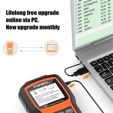 Foxwell Nt630 Plus Obd2 Car Diagnostic Tool Abs Bleeding Airbag Reset