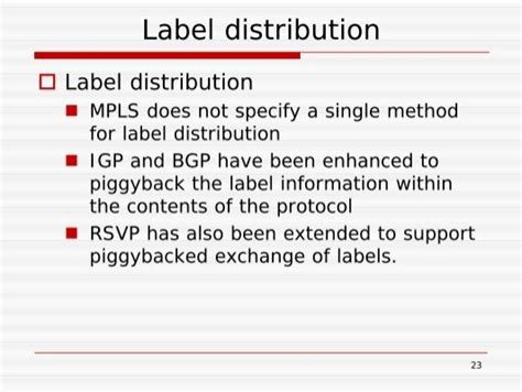 Forwarding Equivalence Cl