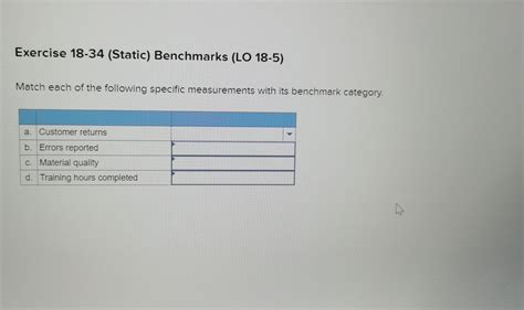 solved exercise 18−34 static benchmarks lo 18 5 match