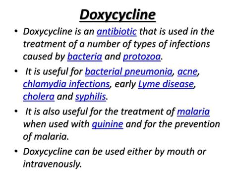 Doxycycline Pptx