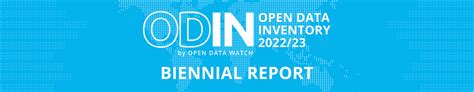 Harnessing The Power Of Open Data Open Data Watch