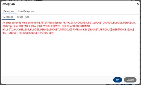 unable to add new fk constraint in the existing entity need help
