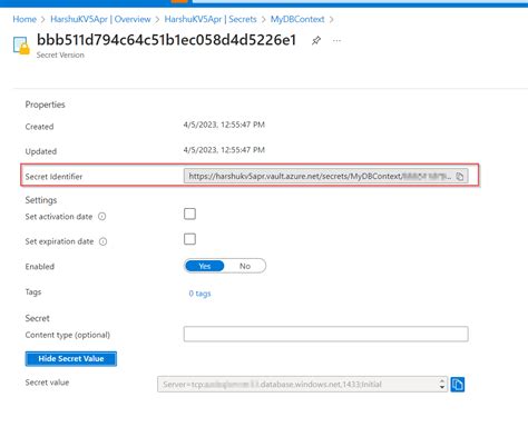 azure connectionstrings config referencing env var or key vault entry