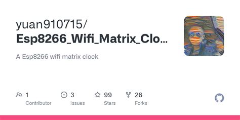 Github Yuan910715esp8266wifimatrixclock A Esp8266 Wifi Matrix Clock
