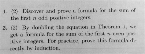 Solved Discover And Prove A Formula For The Sum Of The First Chegg Com