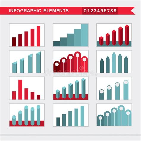 Infographic Elements Charts Graph Diagram Stock Illustration Illustration Of Element Growth