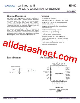 83940d Datasheetpdf Renesas Technology Corp