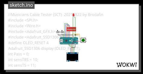 Cable Test 3pin Wokwi Esp32 Stm32 Arduino Simulator