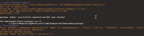 issues loading robyn · issue 504 · facebookexperimental robyn · github