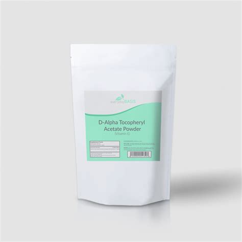 D Alpha Tocopheryl Everyday Basis