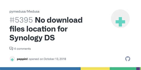 No Download Files Location For Synology Ds · Issue 5395 · Pymedusa