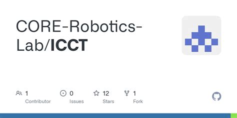 issues · core robotics lab icct · github