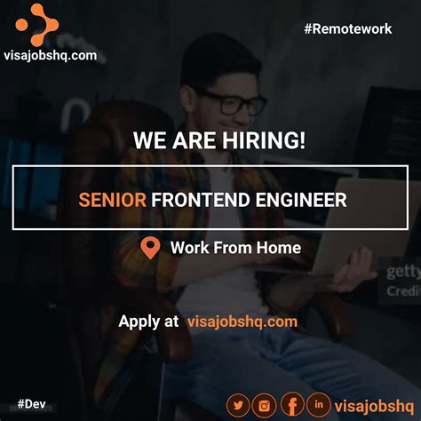Earning An Annual Salary Of 72000 Eur Apply As A Senior Frontend Engineer Work Is Remote
