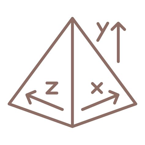 Premium Vector A Triangle With A Arrow Pointing To The Right And The Right Arrow Pointing To