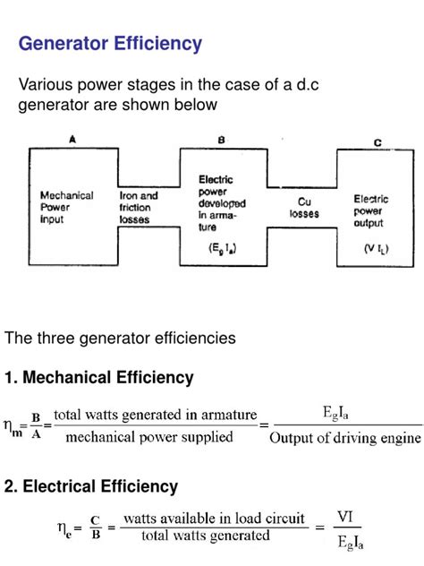 Dc Generator Efficiency Pdf Pdf Electric Generator Electric Current