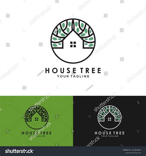 Tree House Business Logo Brand Identity Stock Illustration Shutterstock