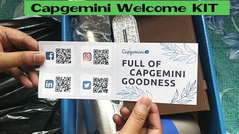 Capgemini Welcome Kit Youtube