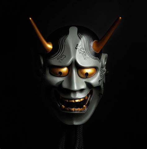 Hannya Japanese Traditional Plaster Noh Mask Collection Handmade