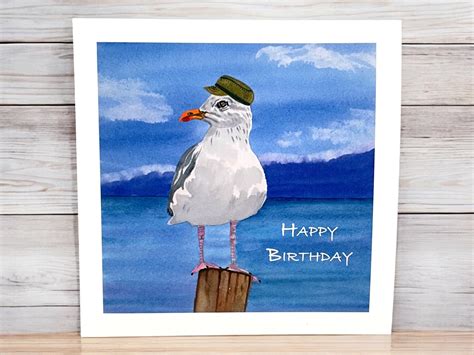 Seagull Birthday Cards Seagull Birthday Card Seagull Cards Funny