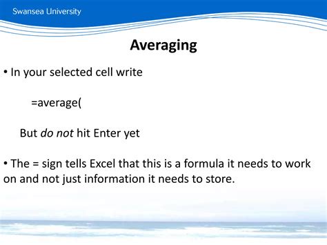 Excel Formulae Pptx
