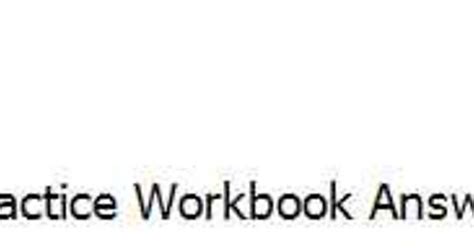 Pre Algebra Homework Practice Workbook Answers Imgur