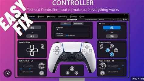 How To Fix Dsx Not Working Ps5 Controller How To Map Back Buttons Ps5