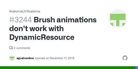 Brush Animations Don T Work With DynamicResource Issue AvaloniaUI Avalonia GitHub