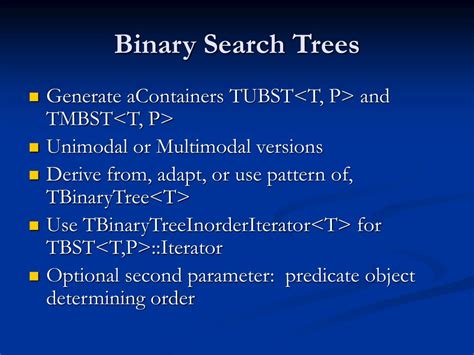 ppt trees 4 associative binary tree structures powerpoint