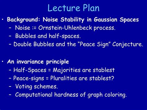 Ppt Non Linear Invariance Principles With Applications Powerpoint