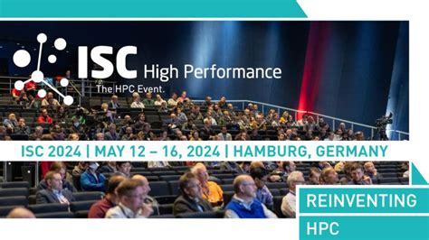 Hlrs High Performance Computing Center Stuttgart On Linkedin Join Us At Isc High Performance 2024