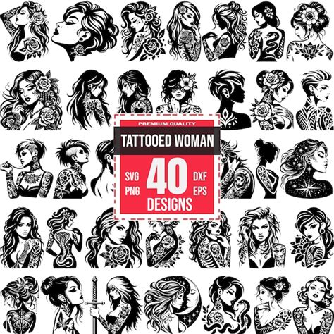 Naked Women Tattoos Etsy