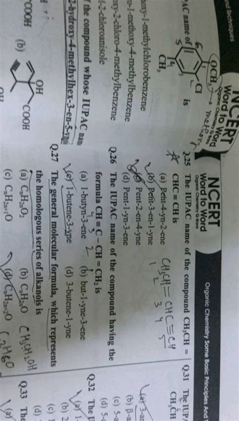 Ch3 Chchc3 ≡ch B Pent 2 En 4 Yne Filo