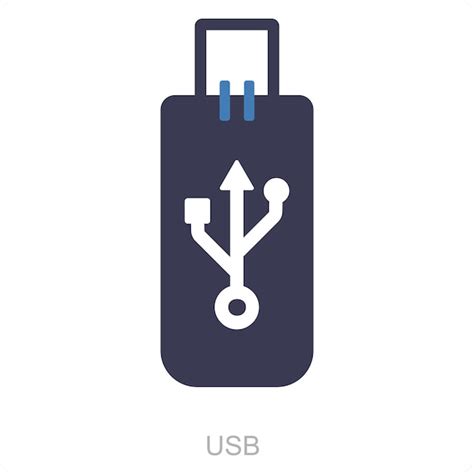 Premium Vector Usb And Drive Icon Concept