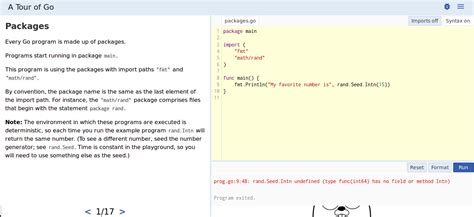Error In The Example Code Randseedintn Undefined Type Funcint64