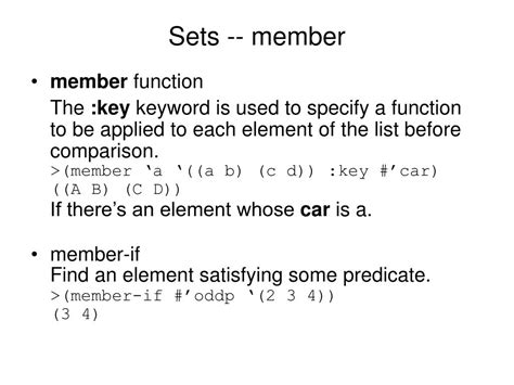 PPT ANSI Common Lisp PowerPoint Presentation Free Download ID