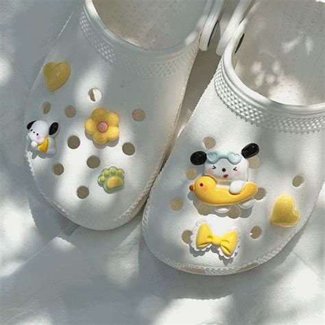 🐾당일출고 신상 🐾 빅 포차코 리본 발바닥 신발꾸미기 파츠 세트 7pcs 에이블리