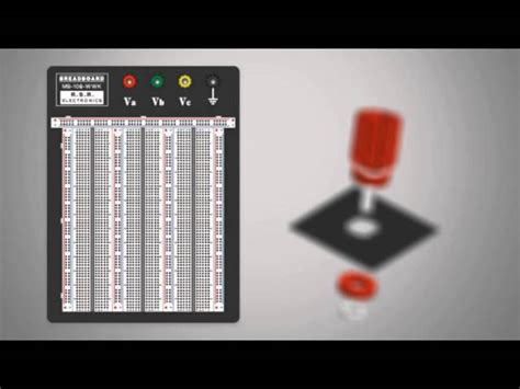 Using A Solderless Breadboard Youtube Electronic Circuits Connecting
