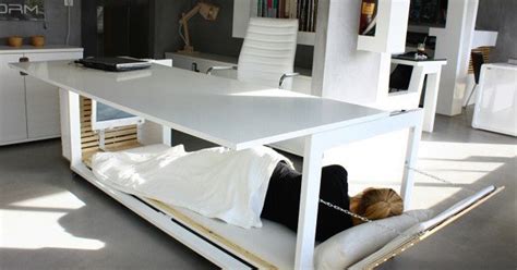 Incredible Bed Desk Hybrid Takes Work Naps To A Whole New Level Huffpost