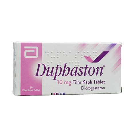 Duphaston დუფასტონი 10მგ 20 ტაბლეტი