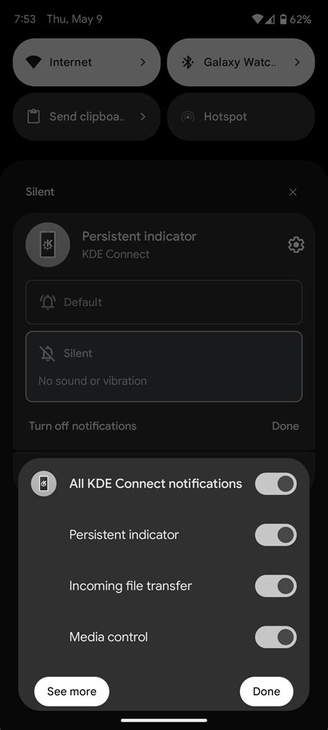 How To Turn Off Kde Connects Persistent Notification On Android