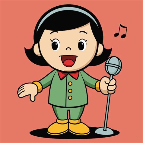 シンガー ベクトル イラスト Premium Ai生成ベクトル画像