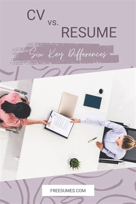 CV Vs Resume Key Differences Freesumes