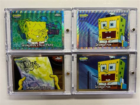 Spongebob Squarepants Chrome Trading Cards Hobbies And Toys Toys