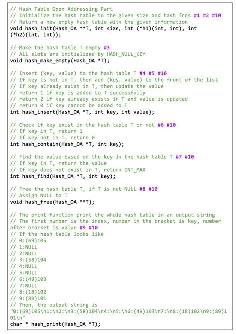 Solved Question 2 Hash Table With Open Addressing 30