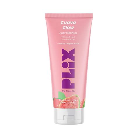 Buy Plix Guava Glow Juicy Cleanser For Skin Brightening With Vitamin C