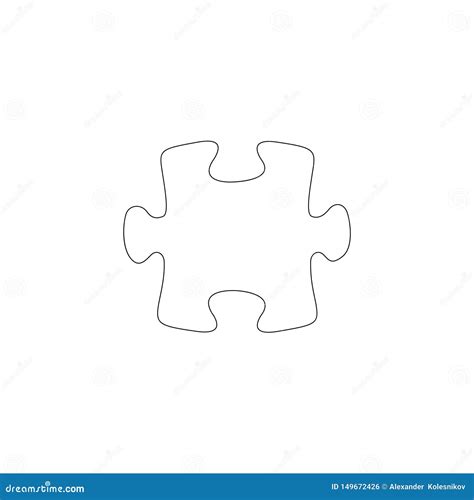 Puzzle Flat Vector Icon Stock Vector Illustration Of Abstract 149672426