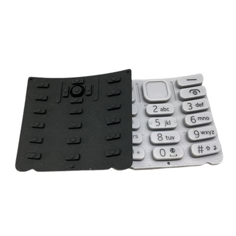 Custom Spray Coating Laser Etching Silicone Rubber Switch Button